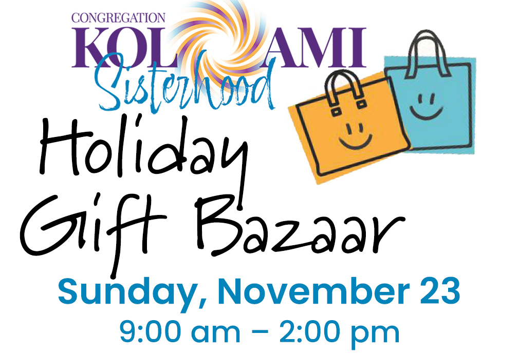 Holiday Gift Bazaar - Congregation Kol Ami